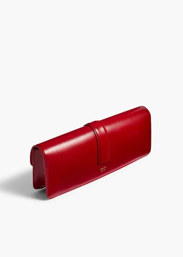 Khaite Blake Clutch - Ruby