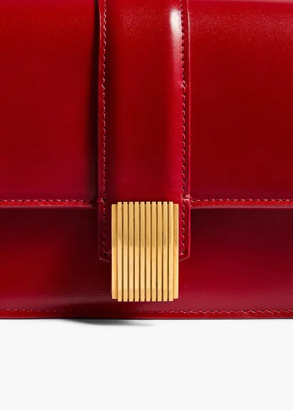 Khaite Blake Clutch - Ruby