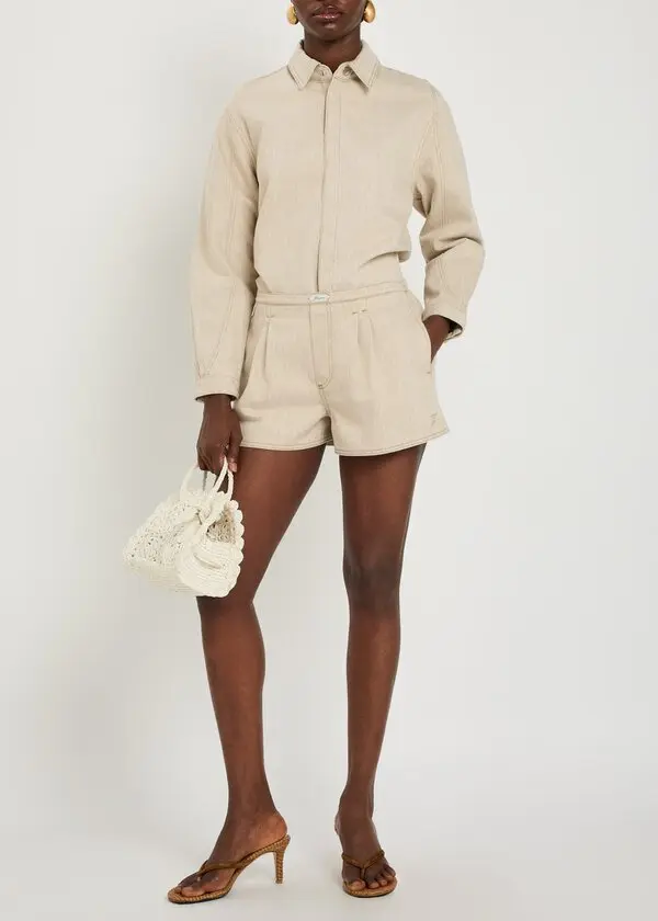 Jacquemus Le Short De-nimes Amelo Cotton-blend Shorts