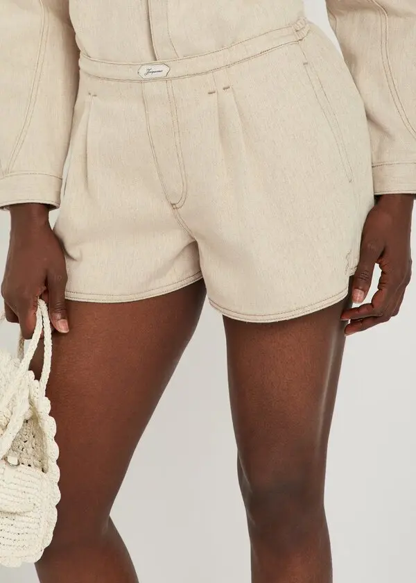 Jacquemus Le Short De-nimes Amelo Cotton-blend Shorts