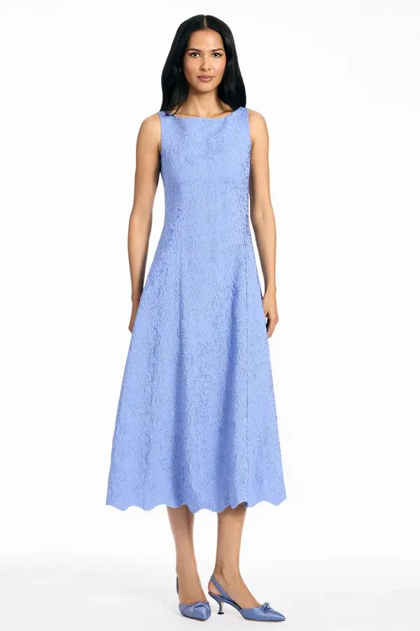 Sachin & Babi Alice A-line Tea Length Dress - Opal