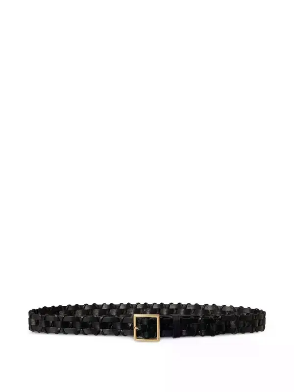 Polo Ralph Lauren Braided Leather Belt - Black