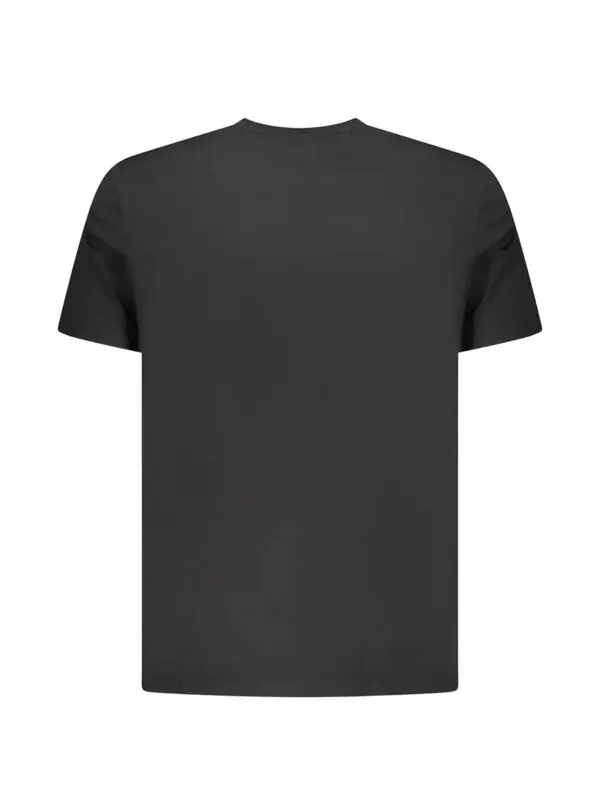 Calvin Klein Logo-embroidered Cotton T-shirt - Black
