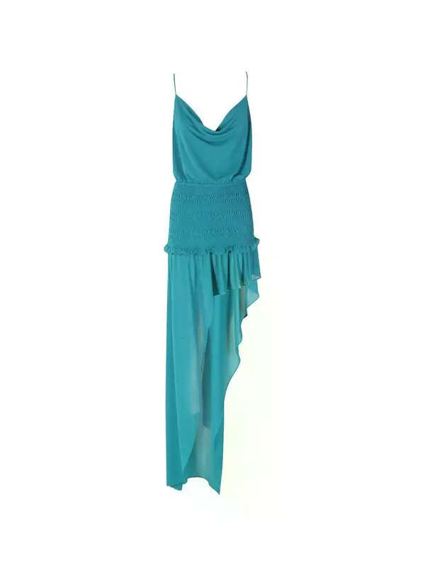 Andamane Asymmetric Ruffled Dress