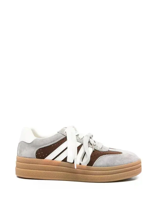 SERGIO MORETTI FIRENZE Panelled Platform Sneakers