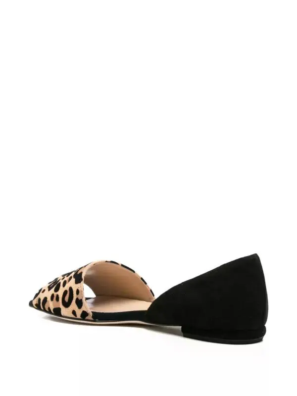 Il Borgo Leopard-print D'orsay Sandals
