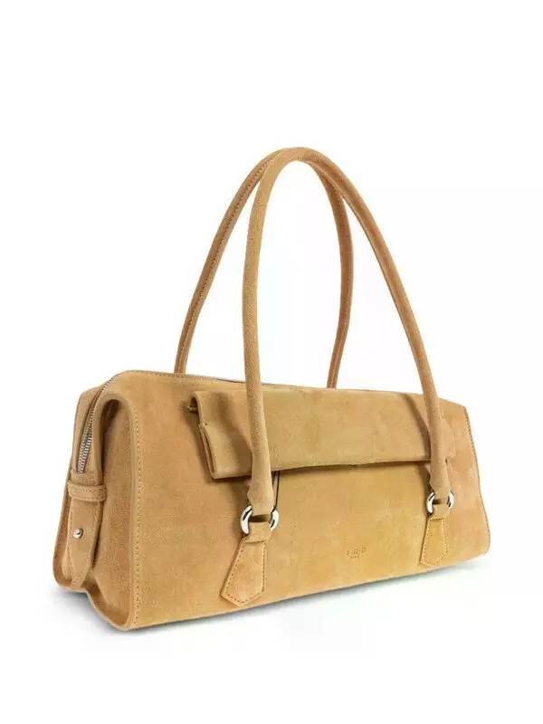 IRO PARIS Suede-finish Zip-top Tote Bag - Neutrals