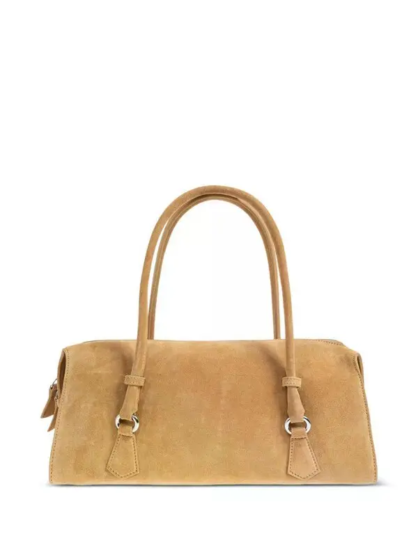 IRO PARIS Suede-finish Zip-top Tote Bag - Neutrals