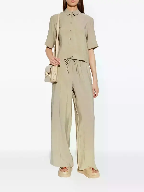 Maison Kitsuné Drawstring Hem Shirt - Neutrals