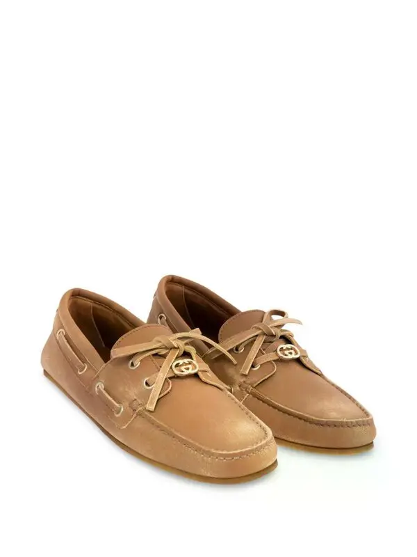 Gucci Interlocking G Boat Shoes