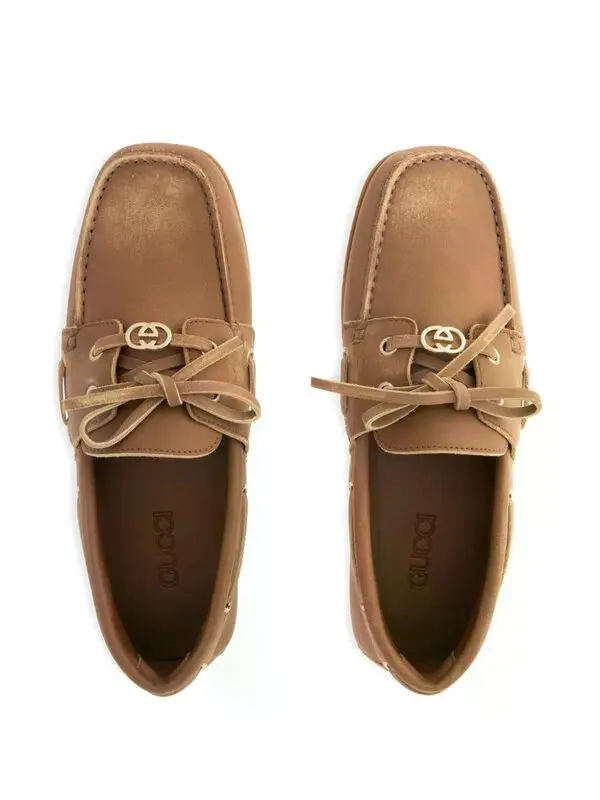 Gucci Interlocking G Boat Shoes