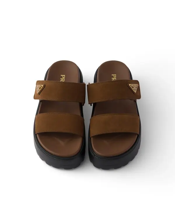 Prada Nubuck Slides