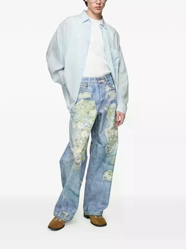 Acne Studios Striped Button-up Shirt