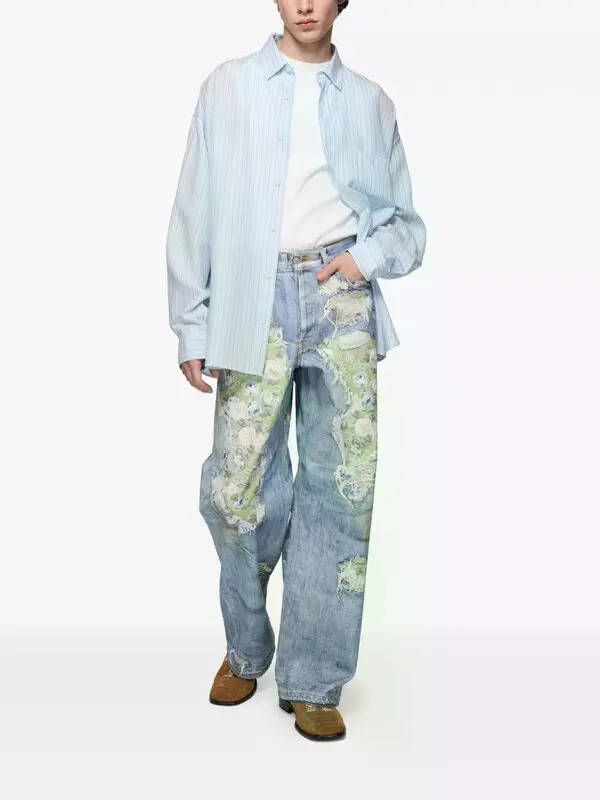 Acne Studios Striped Button-up Shirt