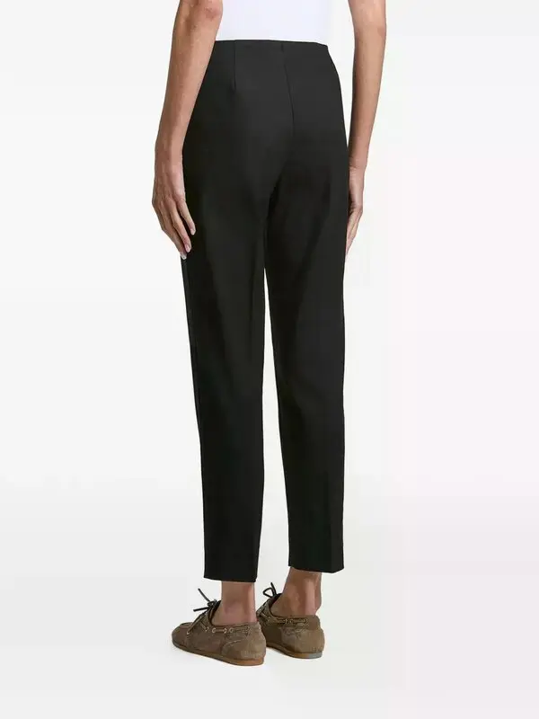 Peserico Pressed-crease Side-slit Trousers