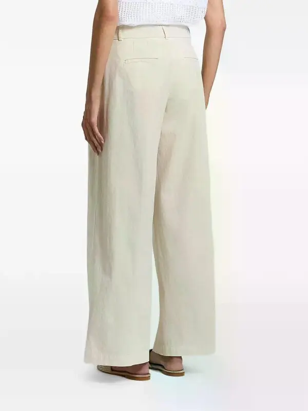 Peserico Pleated Wide-leg Trousers