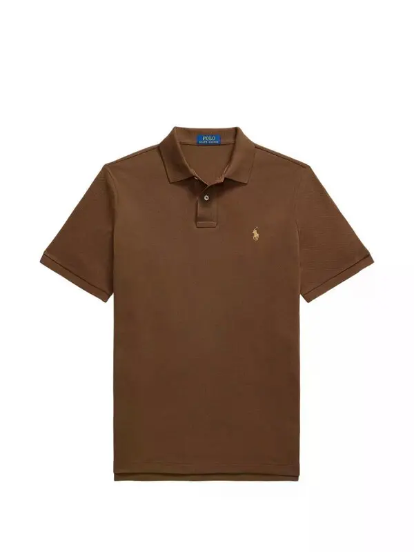 Polo Ralph Lauren Embroidered-logo Polo Shirt - Brown