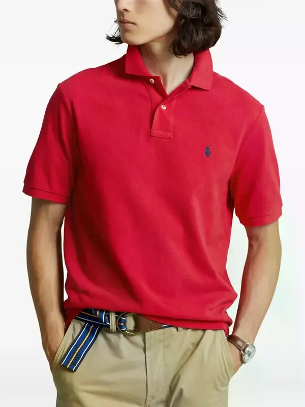 Polo Ralph Lauren Logo-embroidered Polo Shirt - Red