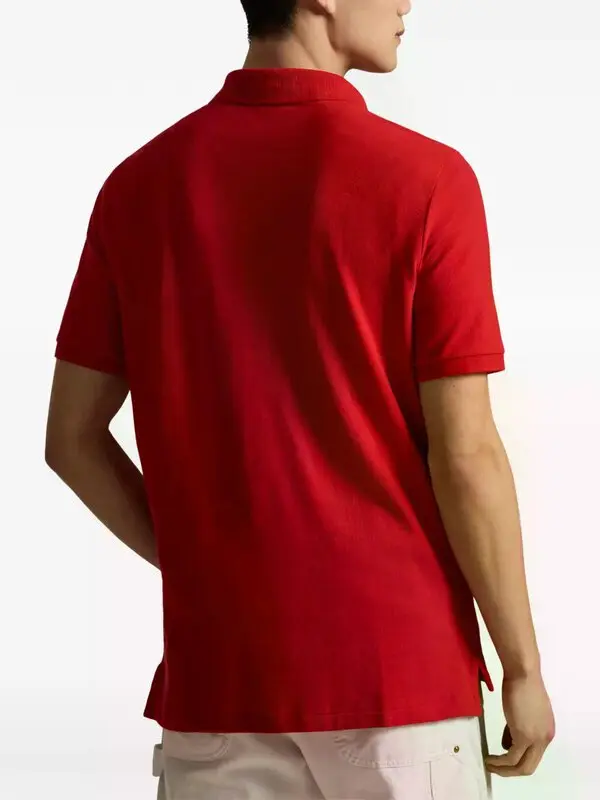 Polo Ralph Lauren Logo-embroidered Polo Shirt - Red