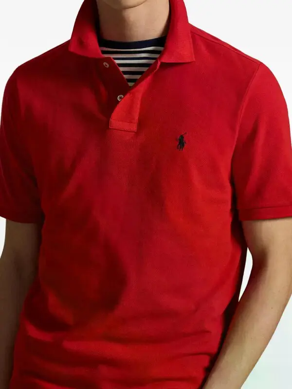 Polo Ralph Lauren Logo-embroidered Polo Shirt - Red