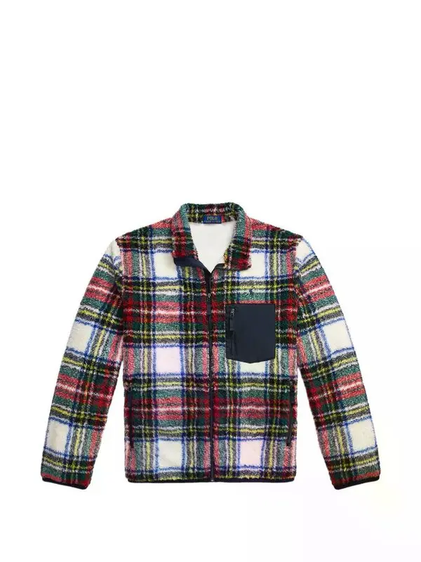 Polo Ralph Lauren Tartan Fleece Sweatshirt - Neutrals