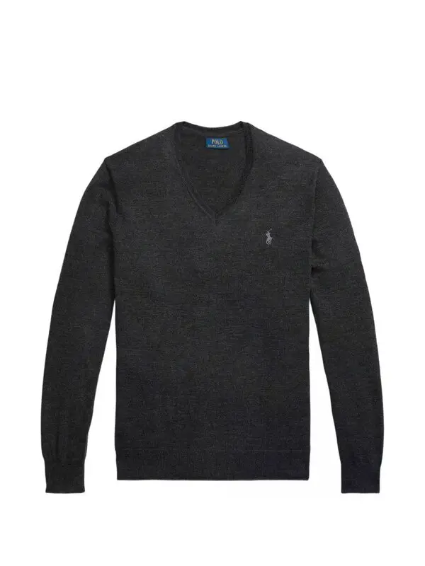 Polo Ralph Lauren Logo-embroidered V-neck Sweater
