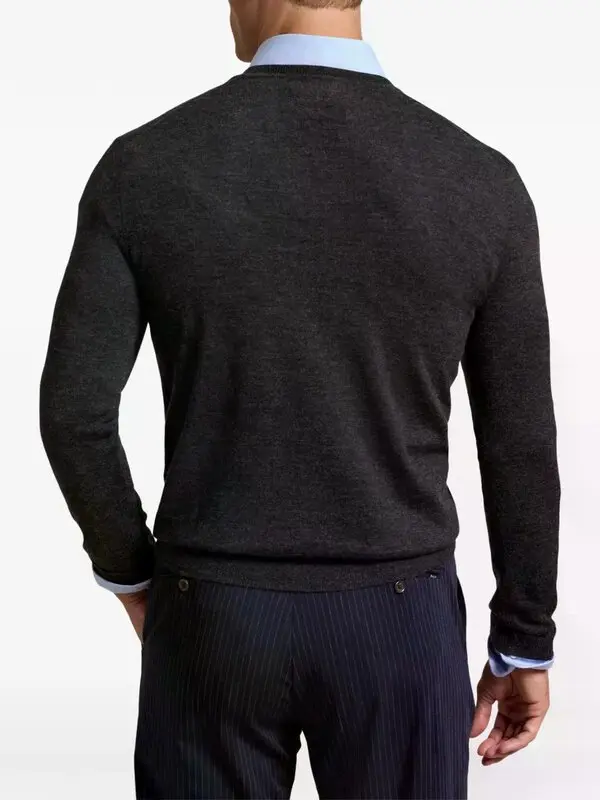 Polo Ralph Lauren Logo-embroidered V-neck Sweater