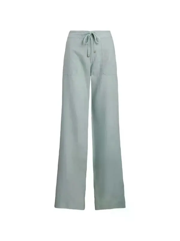 Ralph Lauren Drawstring-waist Linen Trousers