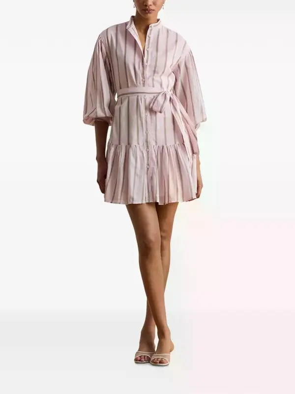 Ralph Lauren Striped Tiered Dress
