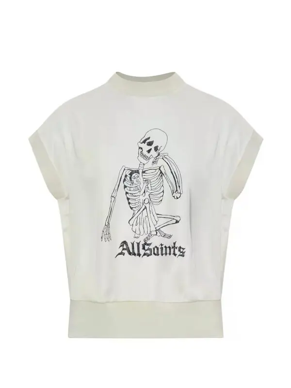 ALLSAINTS Graphic-print T-shirt - Neutrals