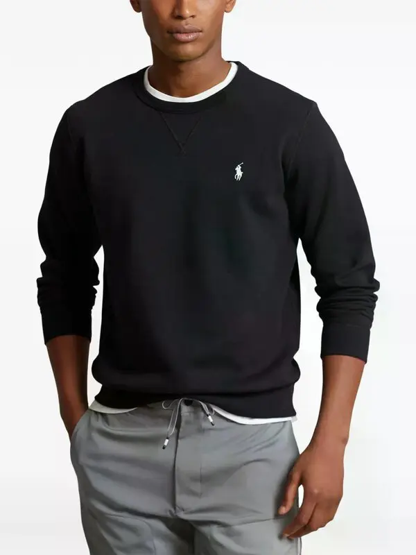 Polo Ralph Lauren Logo-embroidered Sweater - Black