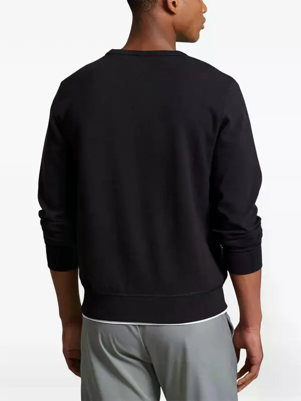 Polo Ralph Lauren Logo-embroidered Sweater - Black
