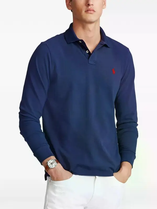 Polo Ralph Lauren Long-sleeve Piqué Polo Shirt