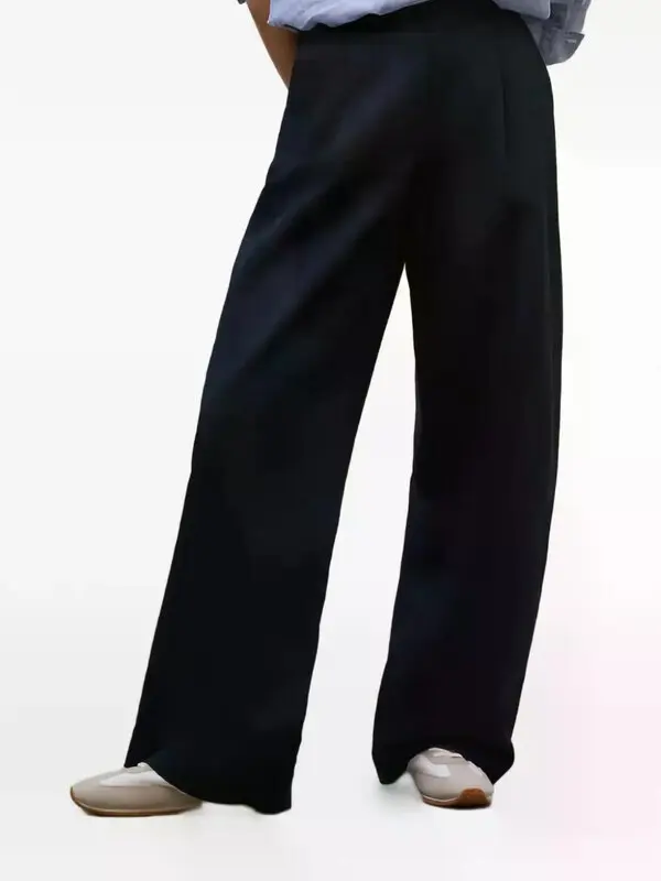 ECOALF Pleated Wide-leg Trousers