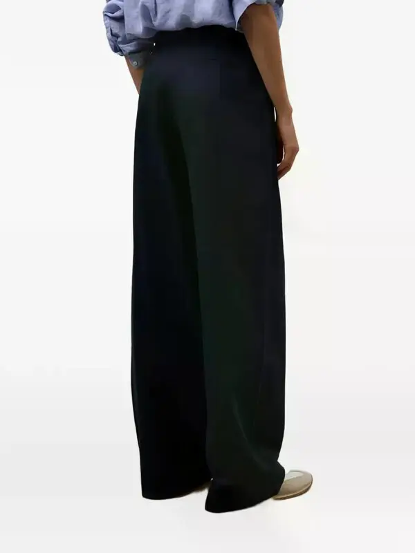 ECOALF Pleated Wide-leg Trousers