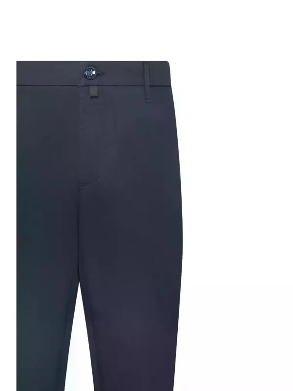 Jacob Cohen Logo-patch Trousers - Blue
