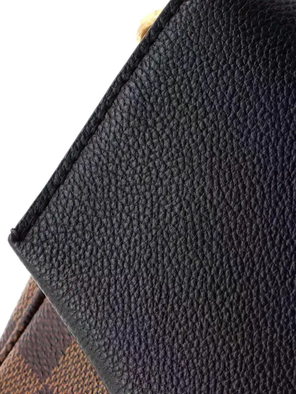 LOUIS VUITTON Clapton Handbag Damier And Leather Pm Crossbody Bag - Black