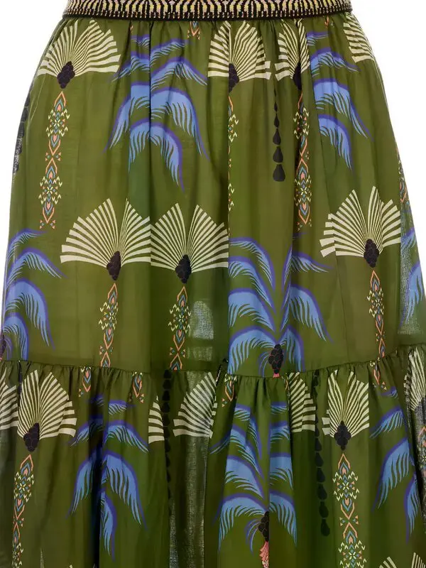 Anjuna Adele Maxi Skirt - Green