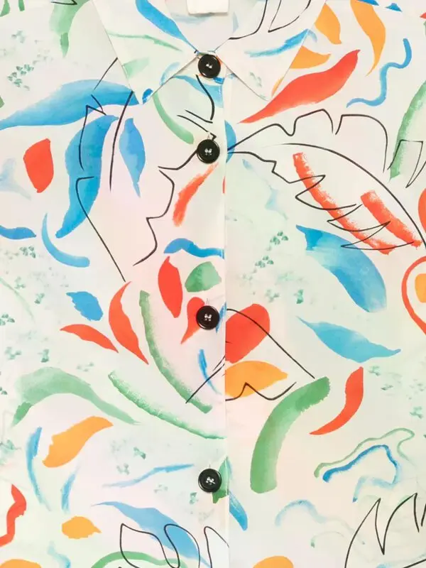 Aspesi Abstract-print Shirt