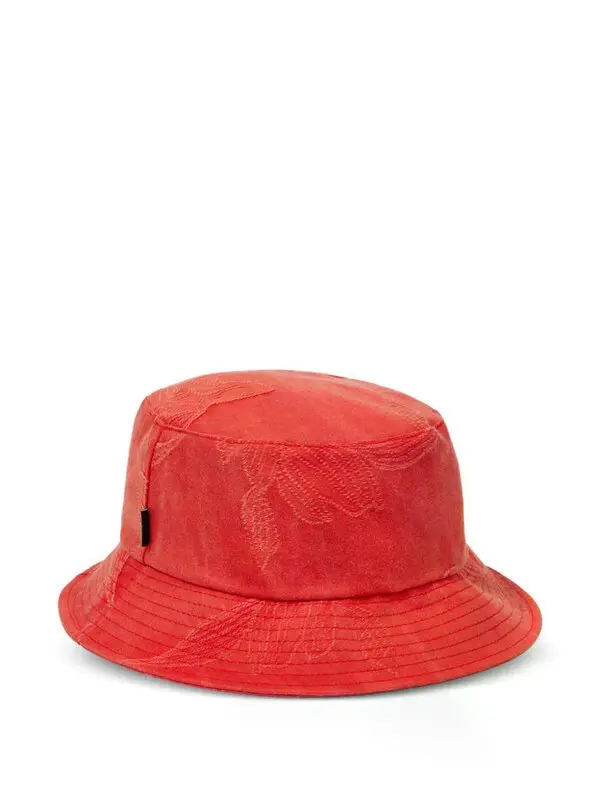 Paul Smith Floral-embroidered Bucket Hat