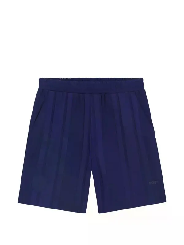 Hugo Boss Pleated Cotton Shorts