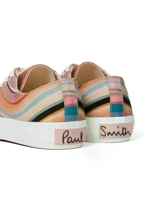 Paul Smith Marble Swirl Lace-up Sneakers - Pink