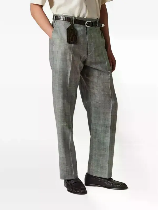 Paul Smith Check-pattern Relaxed-fit Tailored Trousers