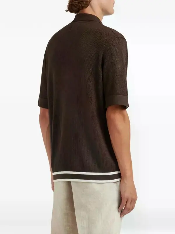 CHE Jorge Striped-trim Polo Shirt