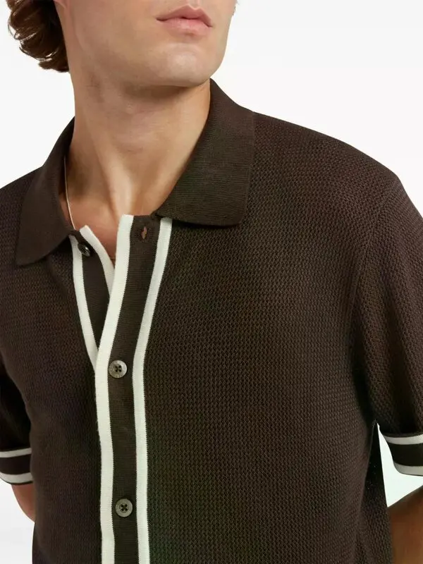 CHE Jorge Striped-trim Polo Shirt