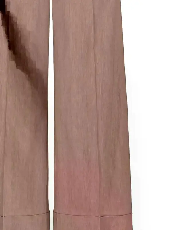 D.exterior Pressed-crease Turn-up Cuff Trousers - Neutrals