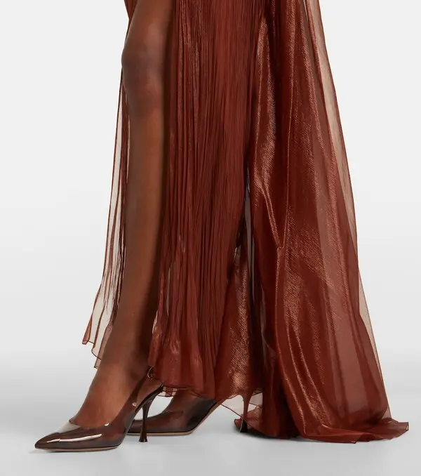 MARIA LUCIA HOHAN Milagros Halterneck Gown