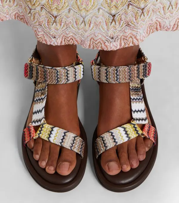 Missoni Minnie Zigzag Sandals