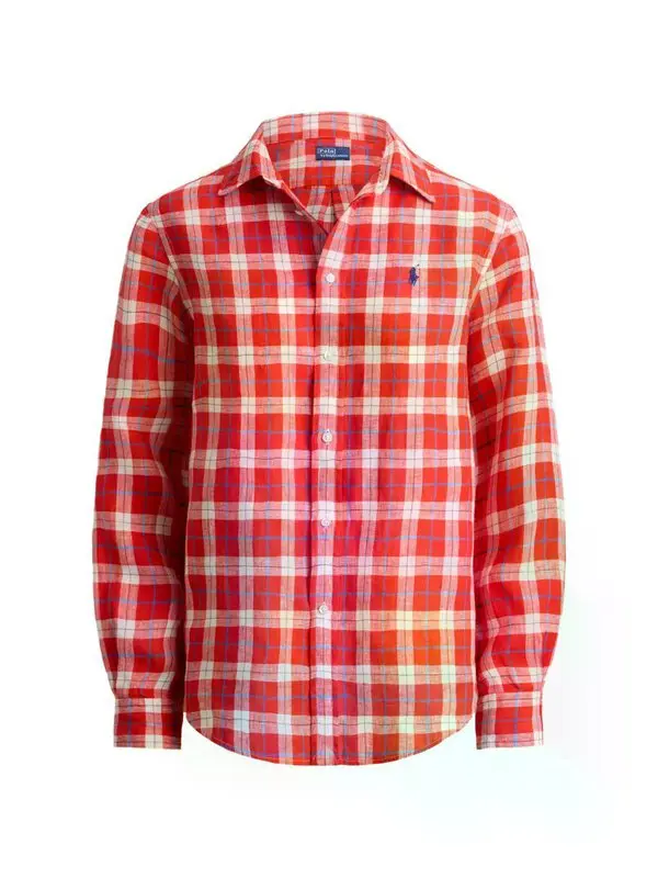 Polo Ralph Lauren Check-print Shirt With Embroidered Logo