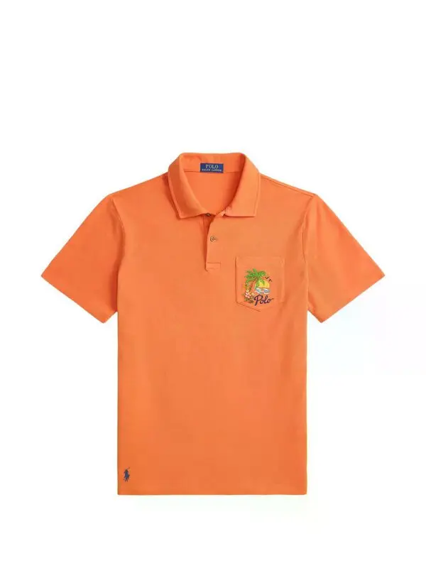 Polo Ralph Lauren Embroidered-pocket Polo Shirt